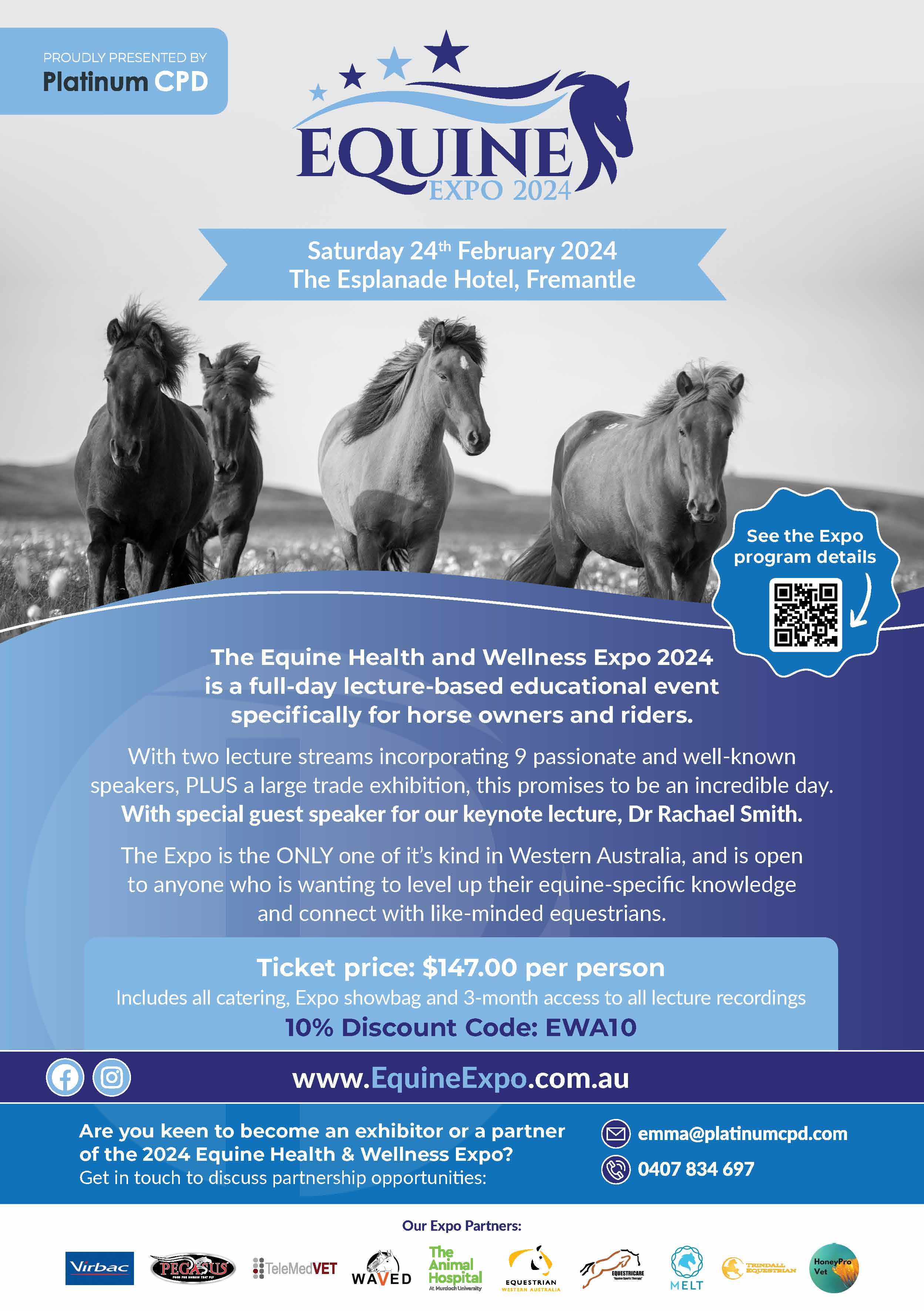 EWA Members get 10% Off - Equine Expo 2024 | Equestrian Western Australia