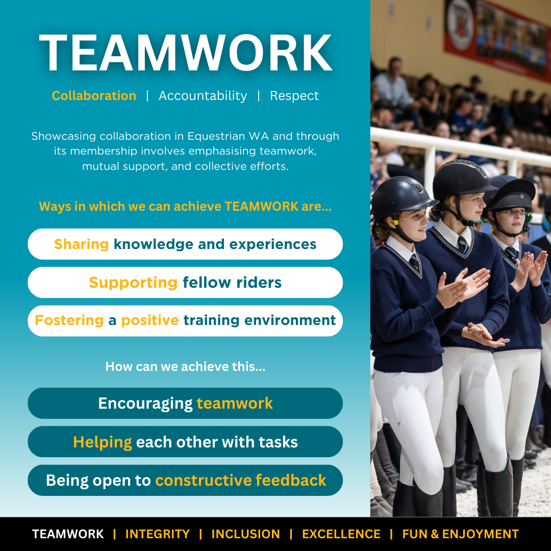 EWA Values: Showcasing our Values #RideWithRespect | Equestrian Western ...